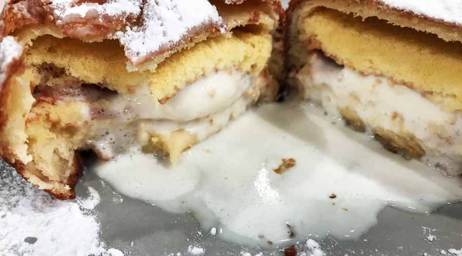 Donuts rellenas con helado - Cocineros Argentinos