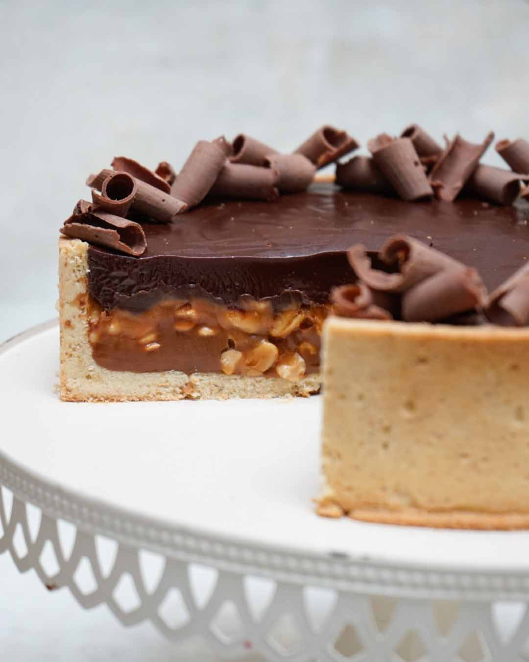 TARTA DE MANÍ, CHOCOLATE Y CARAMELO - Cocineros Argentinos