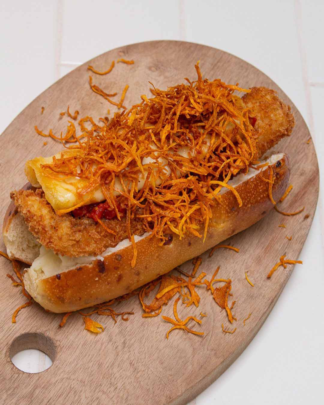 SANDWICH DE RABAS Y SANDWICH DE BASTONES DE PESCADO - Cocineros Argentinos