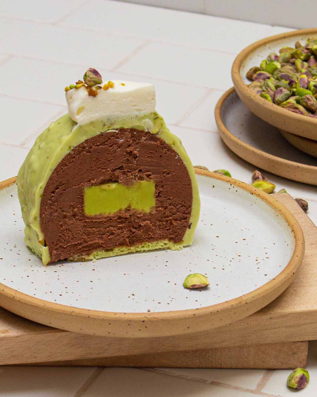 Lingote De Chocolate Y Pistacho Cocineros Argentinos