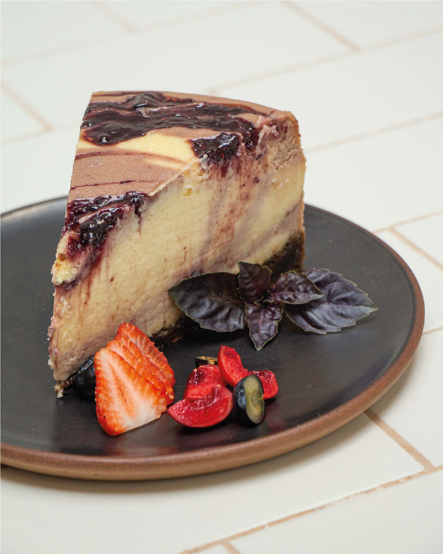 CHEESECAKE DE FRUTOS ROJOS MARMOLADA - Cocineros Argentinos