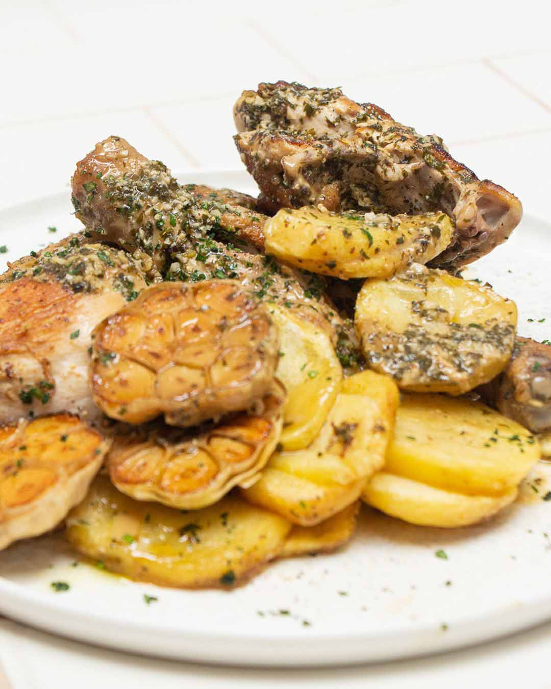 POLLO AL DISCO A LA PROVENZAL - Cocineros Argentinos