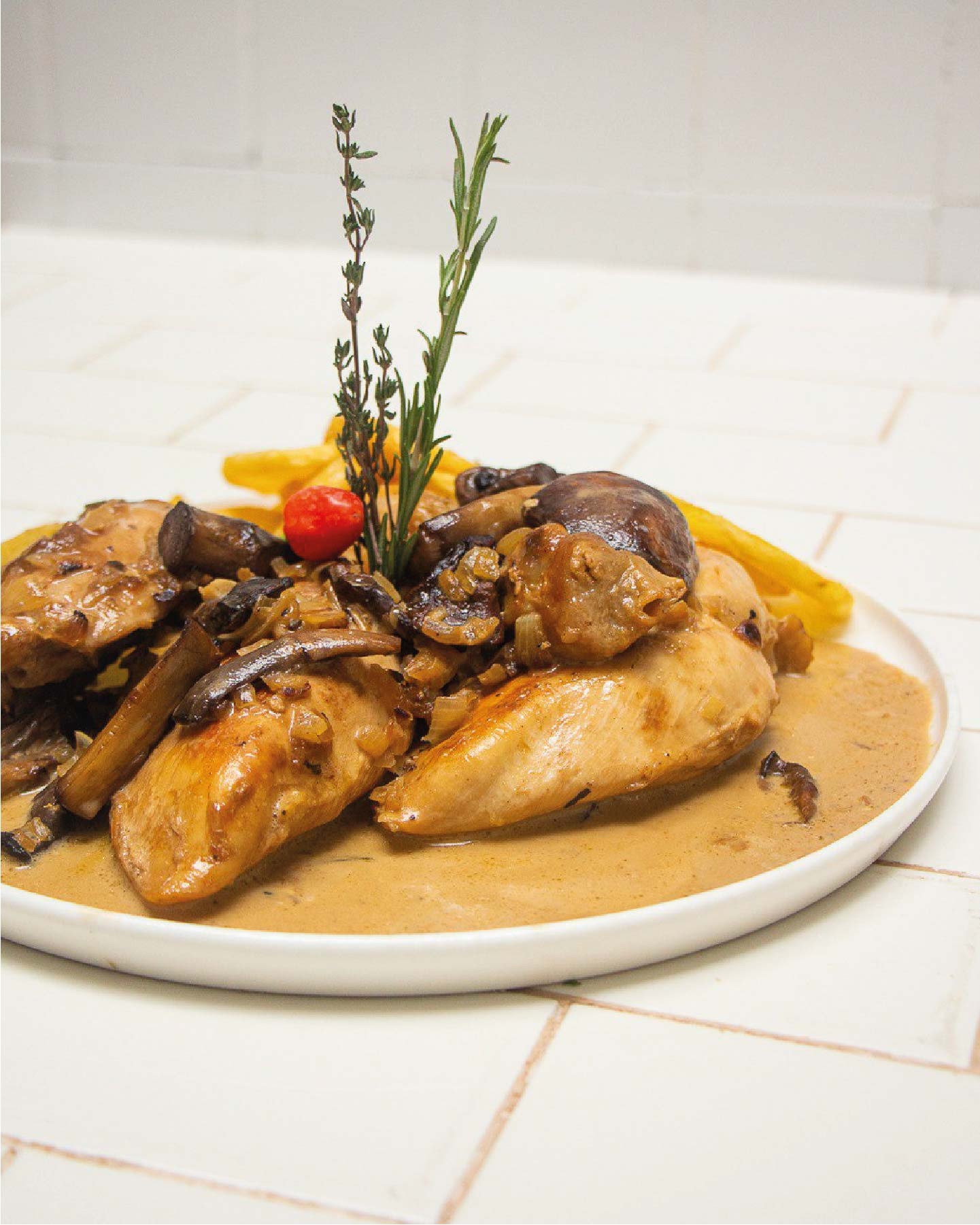 POLLO AL CHAMPIÑON - Cocineros Argentinos