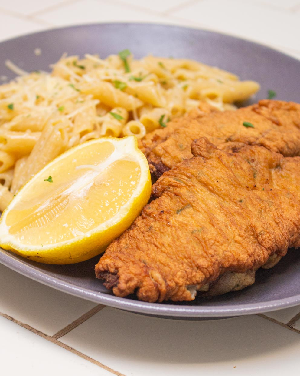 ESCALOPES CON FIDEOS - Cocineros Argentinos