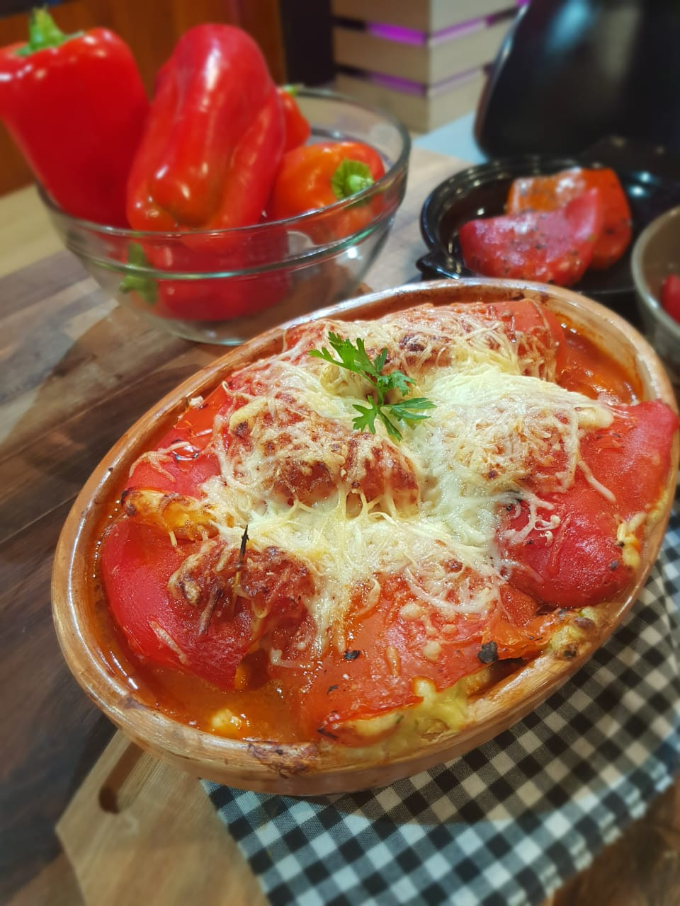 Morrones rellenos con abadejo - Cocineros Argentinos