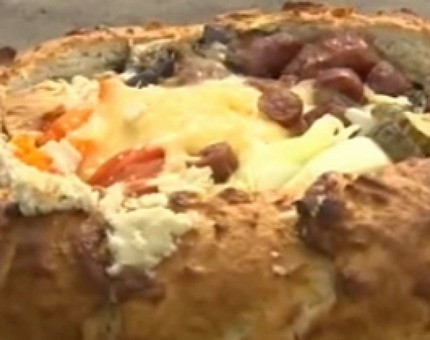 Rico pan de campo relleno con verduras al rescoldo - Cocineros Argentinos